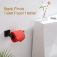 Black Bathroom Toilet Paper Roll Holder SUS304 Stainless Steel ...