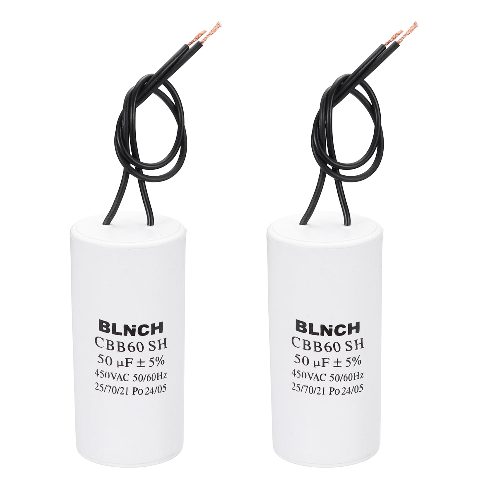 Click here for Uxcell 2 Pcs Cbb60 Running Capacitor  50uf 450v 2... prices