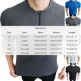 BSDJILFG Compression Shirts for Men Half Zip Gym Workout Top Moisture ...