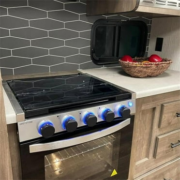 Furrion CFRV17 Greystone 17" 2 in 1 Gas Range - Stainless - Walmart.com