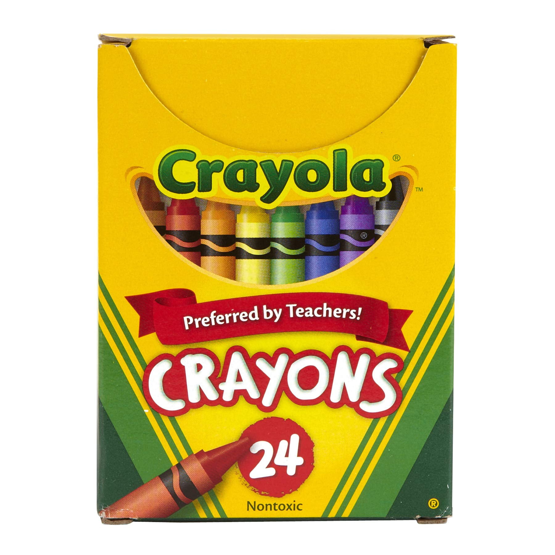 Binney & Smith Crayola(R) Standard Crayon Set, Lift-Lid Box, Assorted ...