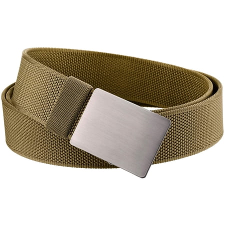 KSCD Military Nylon Web Belt for Men, Cut to Fit Full Adjustable ...