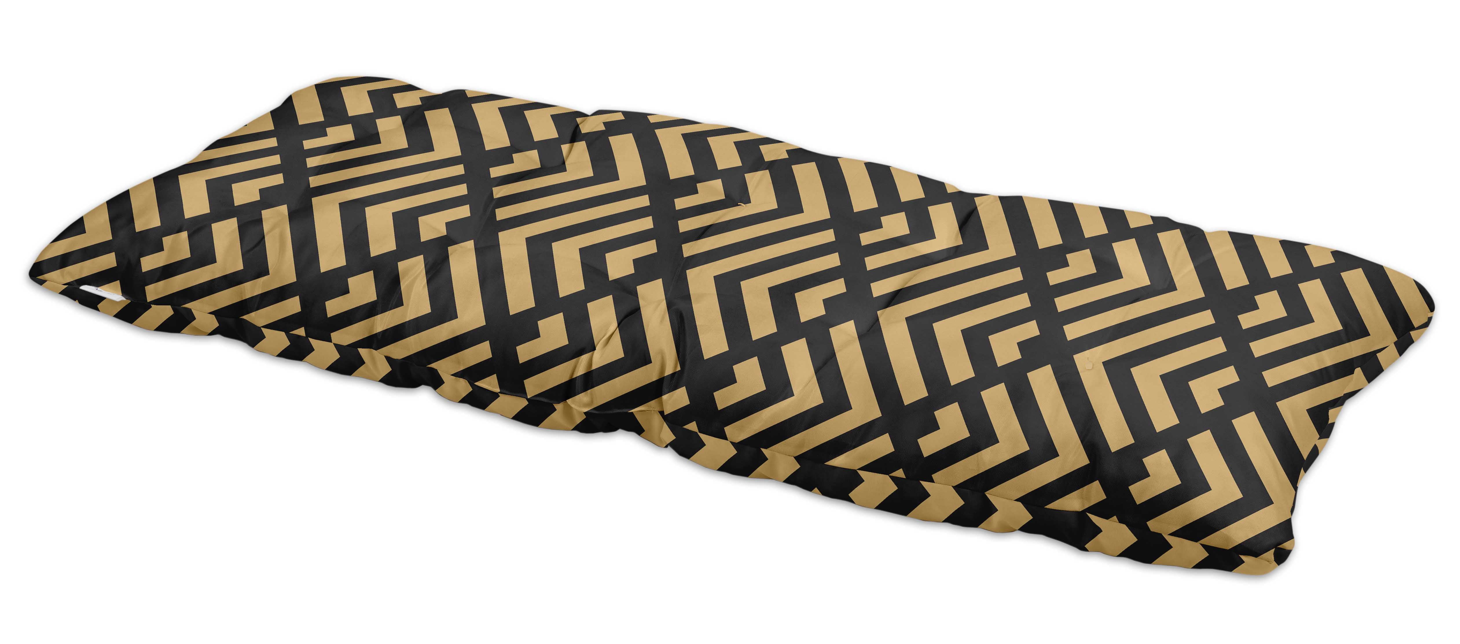 Vargottam Printed OutdoorBenchCushionLounger Water Resistant ...