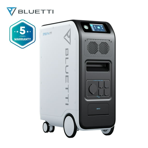Bluetti Solar Power Station EP500Pro, 5100Wh Capacity Solar Generator ...