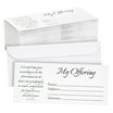 Tithe and Offering Envelopes for Church & Donations (500 Pack Case, 5.5 ...