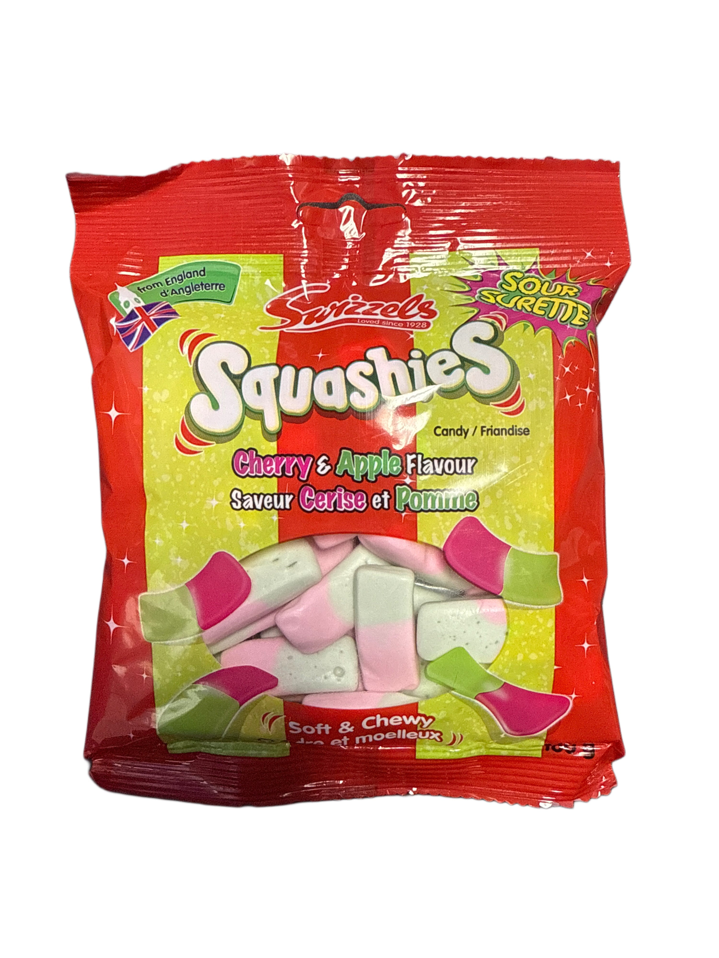 Swizzels Squashies Sour Cherry And Apple Flavour 140G- U.K Edition ...