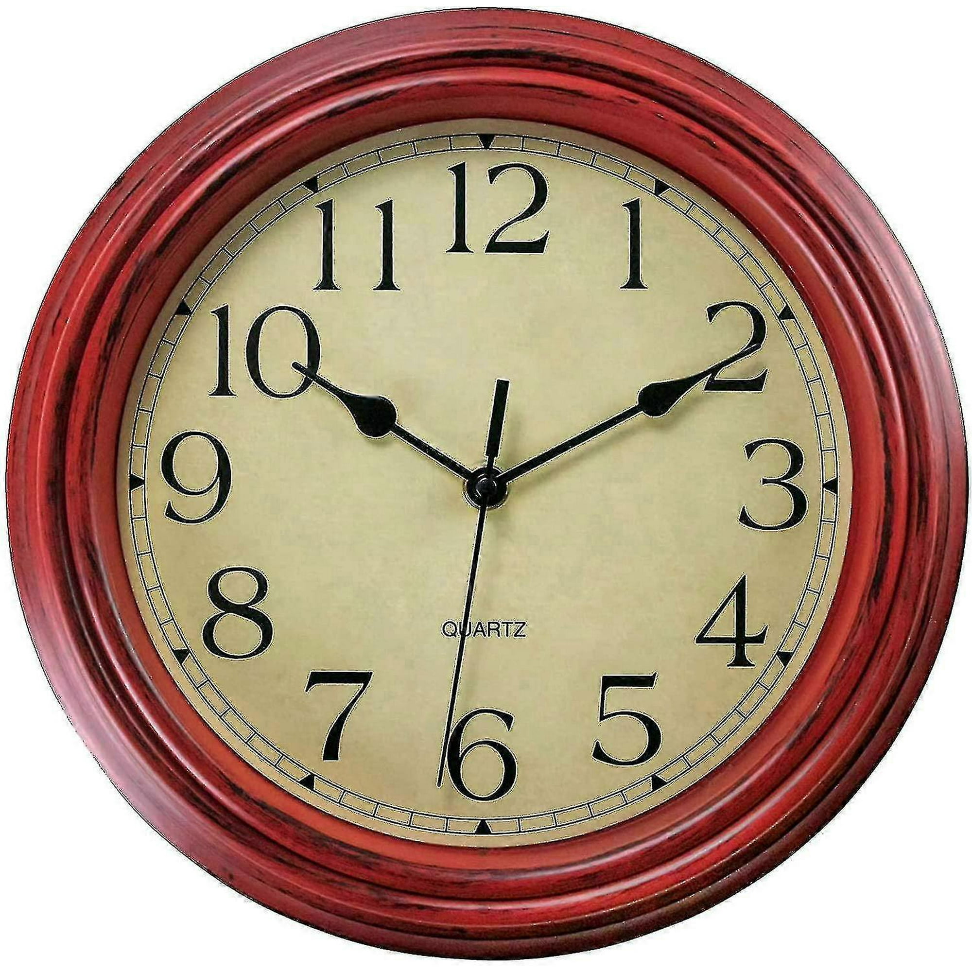 Click here for Vorcoy Silent No Tick Round Retro Quartz Clock Wal... prices