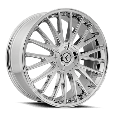 22x9 MKW M120 Chrome Wheel 5x115 (20mm) - Walmart.com