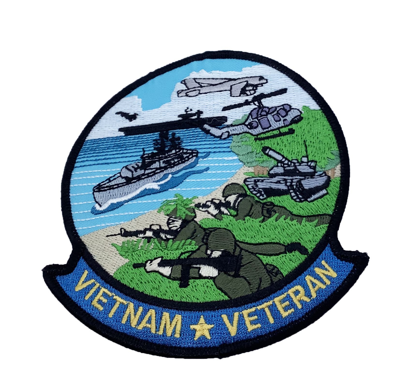 USN NAVY VIETNAM WAR RIVER RATS PATCH PBR PATROL BOAT RIVER MEKONG ...