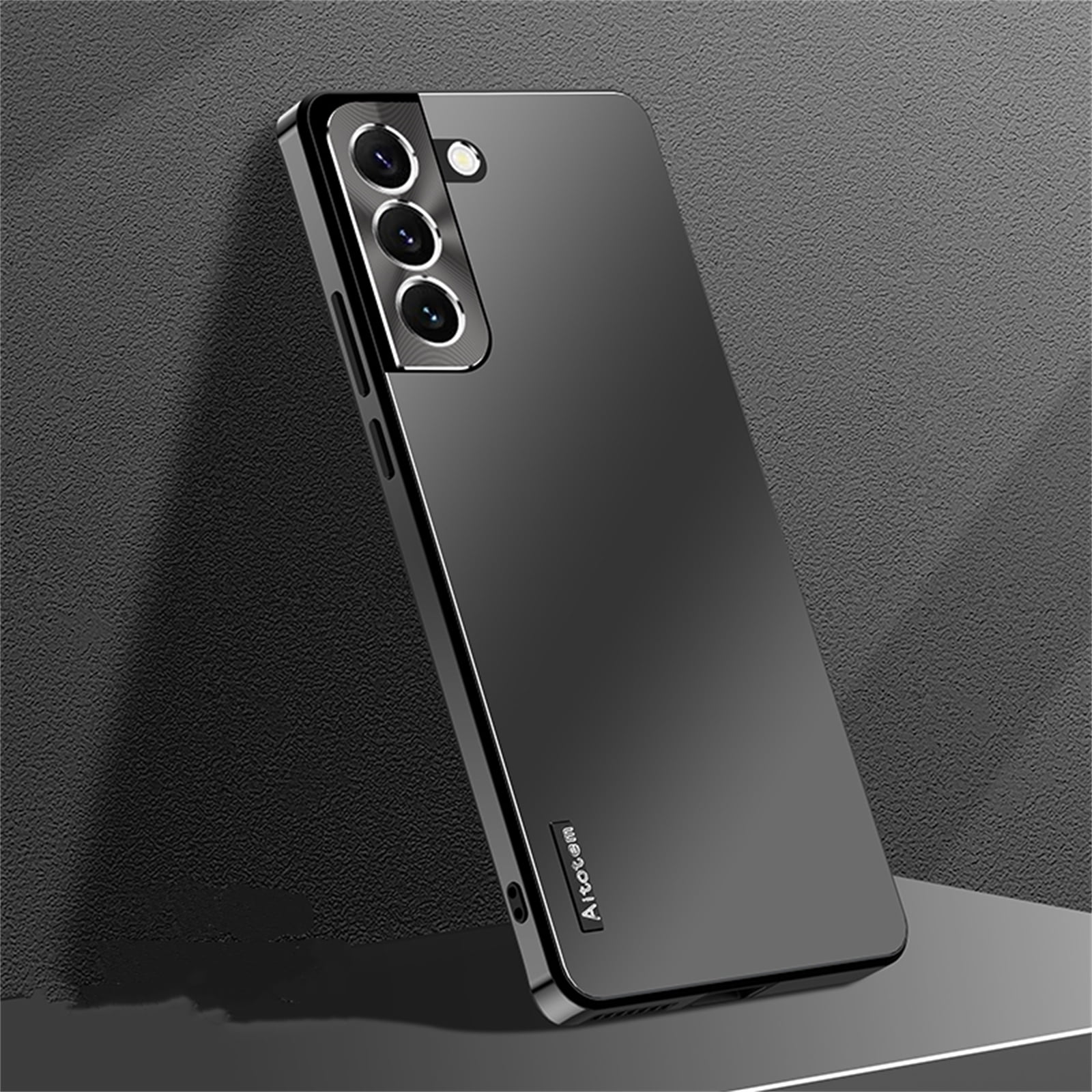 K-Lion for Samsung Galaxy S21 Slim Matte Case, Micro Frosted Hard PC Back Aluminum Metal Frame ...