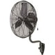 Garrison 3-Speed Industrial Oscillating Wall Mount Fan, 24 In., 7,700 ...
