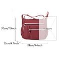 Taiaojing Womens Handbags Multiple Pockets Shoulder Handbag Roomy Bag