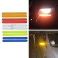 2PCS Car Sticker Set Rearview Exterior for Tape Reflective Strip Anti ...