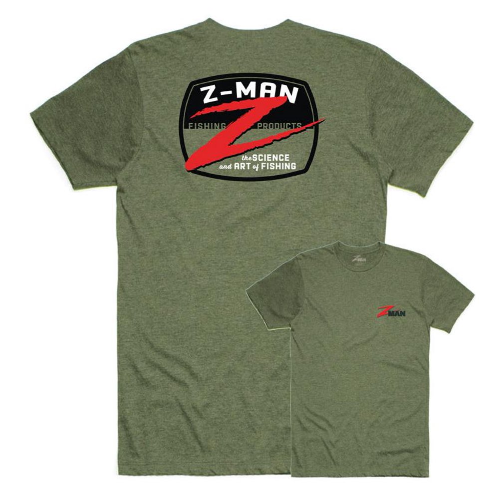 Z-Man Z-Badge Logo TeeZ (Military Green, Large) - Walmart.com - Walmart.com