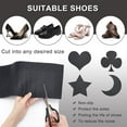 Shoe Repair Rubber Soling Sheet Non-Slip Black Shoe Heel Pads 2.5mm ...