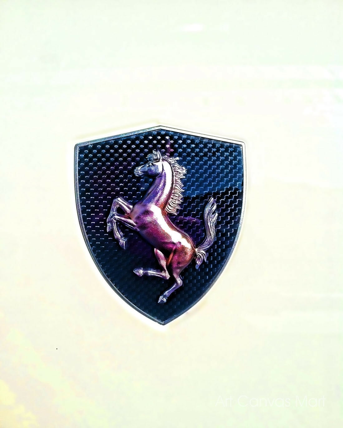 Ferrari 599 GTO logo CANVAS or POSTER WALL ART - Walmart.com