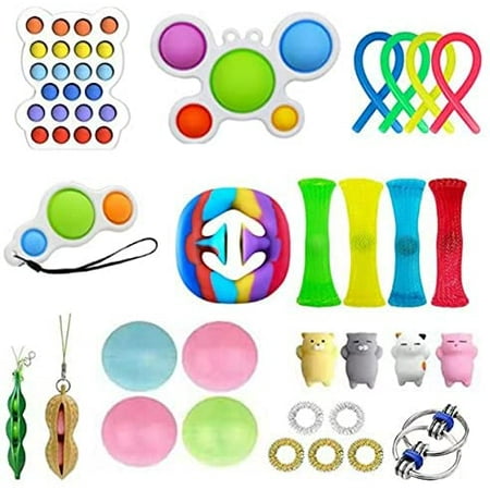 Sensory Fidget Toys Pack, Stress Reliever Anxiety Relief Toys, Special Toys Assortment for ...