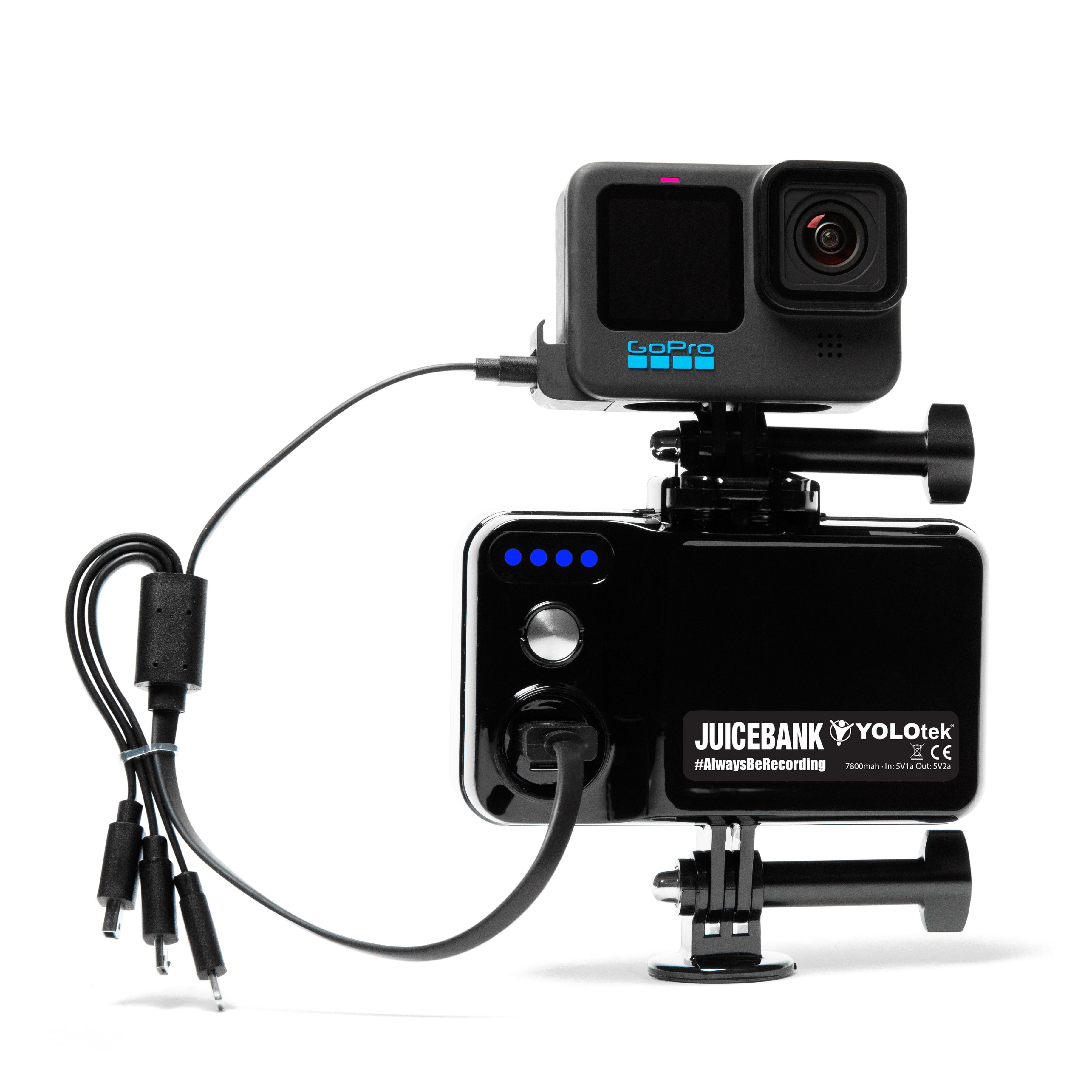 YOLOtek JUICEBANK - External GoPro Battery & Mount for Chesty & Other ...