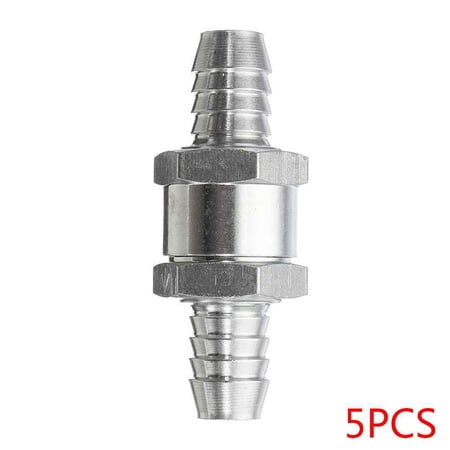 Langgg 5pcs Aluminum Alloy Automobile One Way Fuel Fuel check valve ...
