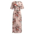 Lenago Womens Plus Size Summer Dresses 2022 Party Boho Print Maxi Long