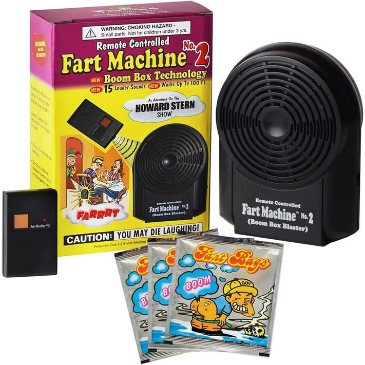 Remote Controlled Farting Machine Fart Toy with 15 Fart Sounds Plus 3 ...