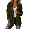 AHTJRT Blazers for Women Business Casual Long Sleeve Notch Lapel Open ...