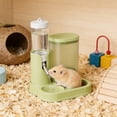 2 in 1 Hamster Feeder and Water Dispenser, Automatic Small Pet Feeding ...