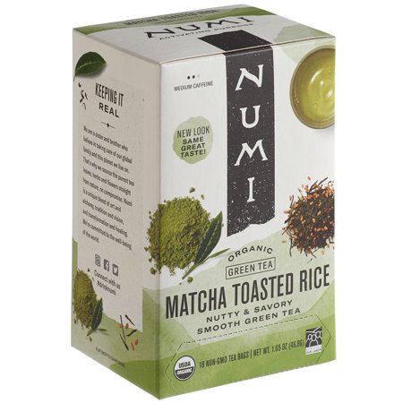 Numi Organic Matcha Toasted Rice Tea Bags - 18/Box | Walmart Canada