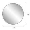 Better Crafts 12 inch, Pack of 2 Small Mirrors for Crafts, Round Mirror ...