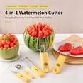 4-in-1 Stainless Steel Fruit Cutter, Upgrade Fruit Cutter Shapes ...