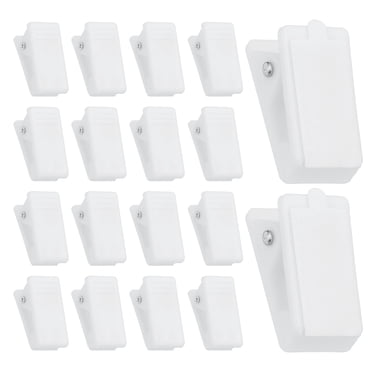 Advantus Panel Wall Clips for Fabric Panels, Standard Size, White, 20 ...