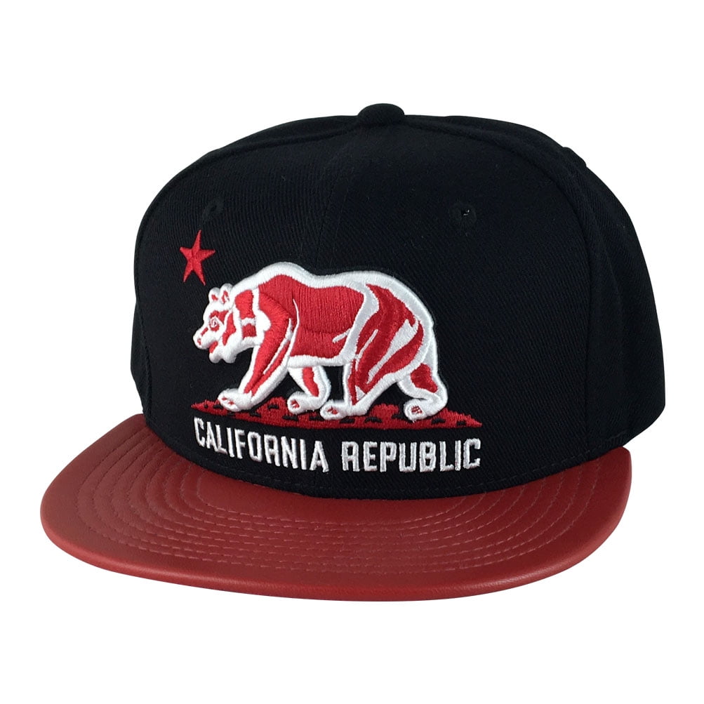 Decky W77-BLKRED Cali Rep Acrylic , Vinyl Cap - Black , Red - Walmart.com