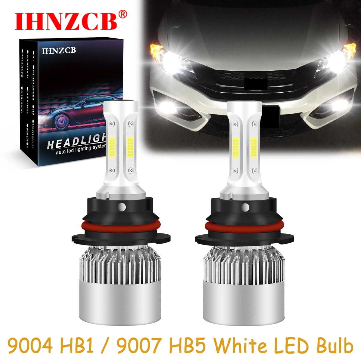 IHNZCB for Chevy Venture 1997-2005 Led Headlights Bulbs High Low Beam ...