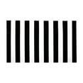 Sunshinehomely Black and White Area Rug 15.74x23.62 Inches Striped ...