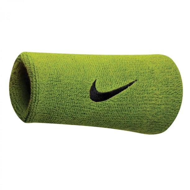Pulseras Nike Swoosh Doublewide Atomic Verde/Negro OSFM | Bodega ...