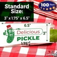 2pcs Design 6.5 in Dill Pickle Bag 100 Pack. Turn Your Party into a ...