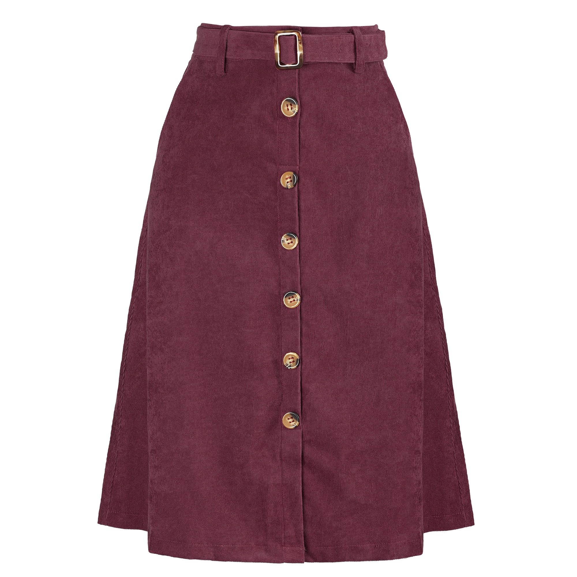 Click here for Inspire Chic Womens High Waist Midi Skirts A-Line... prices