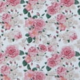 Floral Rose Pattern Self Adhesive Craft Vinyl Printed Sheets for Cricut ...