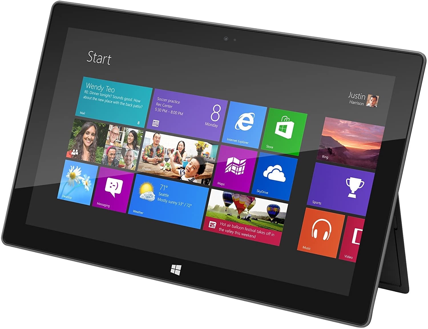 Restored Microsoft Surface 1st. generation 10.6" NVIDIA Tegra 3 ...