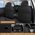 2020 for FORD ESCAPE Car Seat Cover, Black and Red Edges Car Seat ...