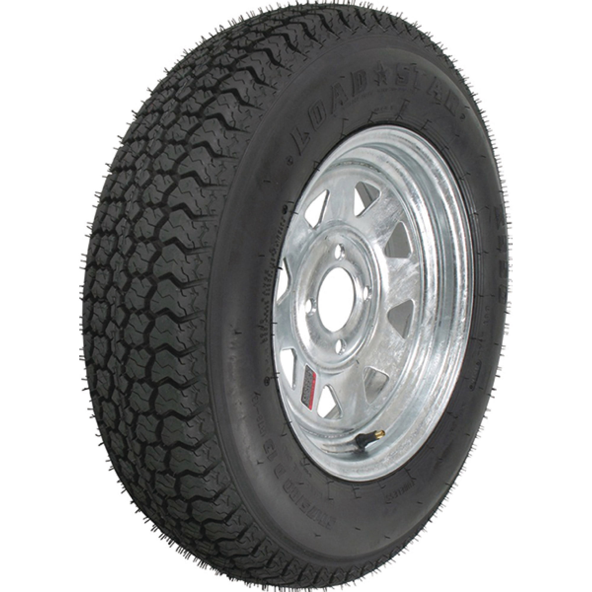 Loadstar Bias Tire and Wheel (Rim) Assembly ST215/75D-14 5 Hole C Ply ...