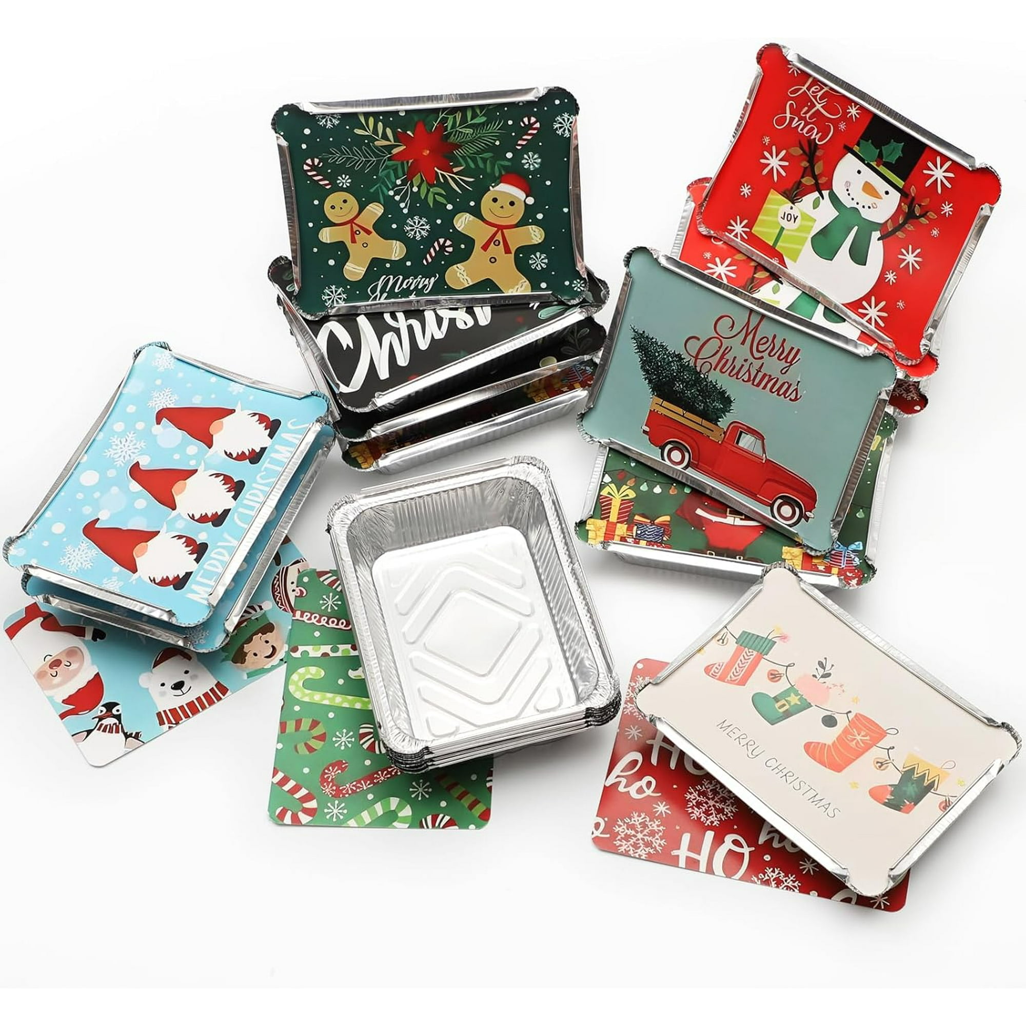 Click here for Hsmeiegadovf 20pcs Christmas Aluminum Pans With Li... prices