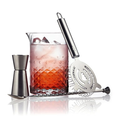 Viski Metallic Cocktail Shaker Set 7pcs Kit, Drink Mixers for Cocktails ...