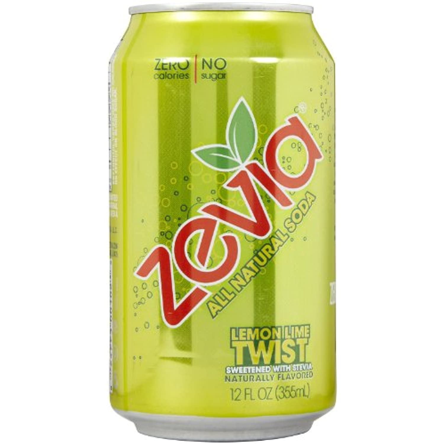 Zevia Soft Drink - Lemon Lime Twist - 12 Oz - 24 Ct - Walmart.com