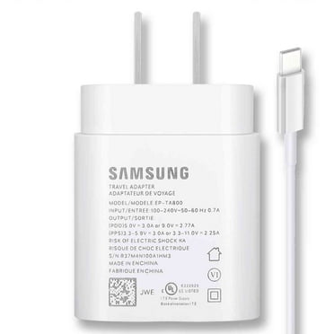 Samsung Original Wall Charger Adapter EP-TA12JWE with 5ft Micro USB ...