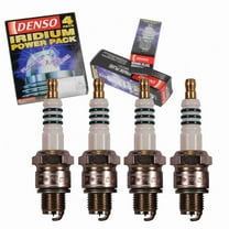 4 pc DENSO 5749 Iridium Racing Spark Plugs for IKH01-24 Ignition Wire ...