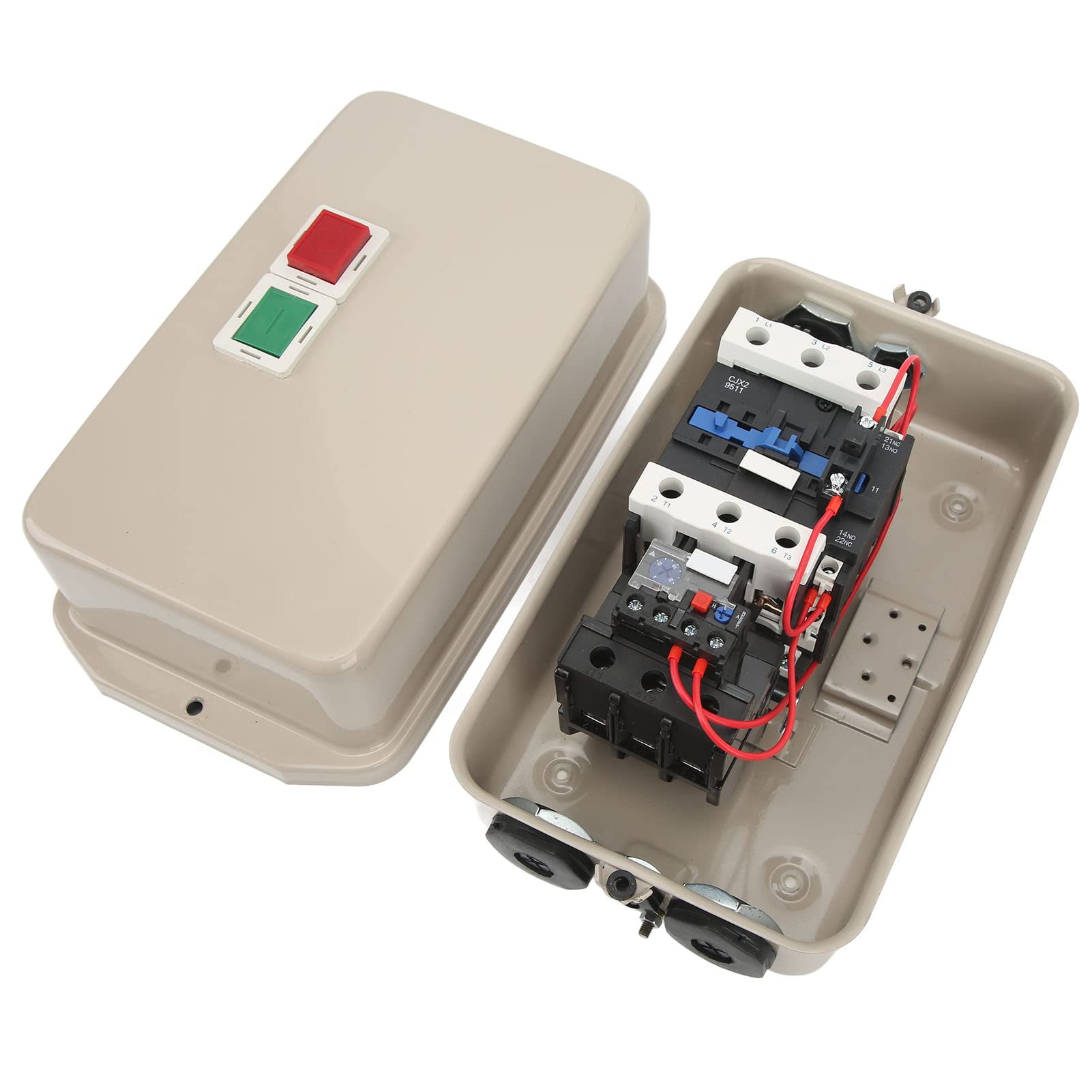 LE1D95M7 Electric Motor Starter,Single Phase 220V 230V 80A 3 Phase 380V ...