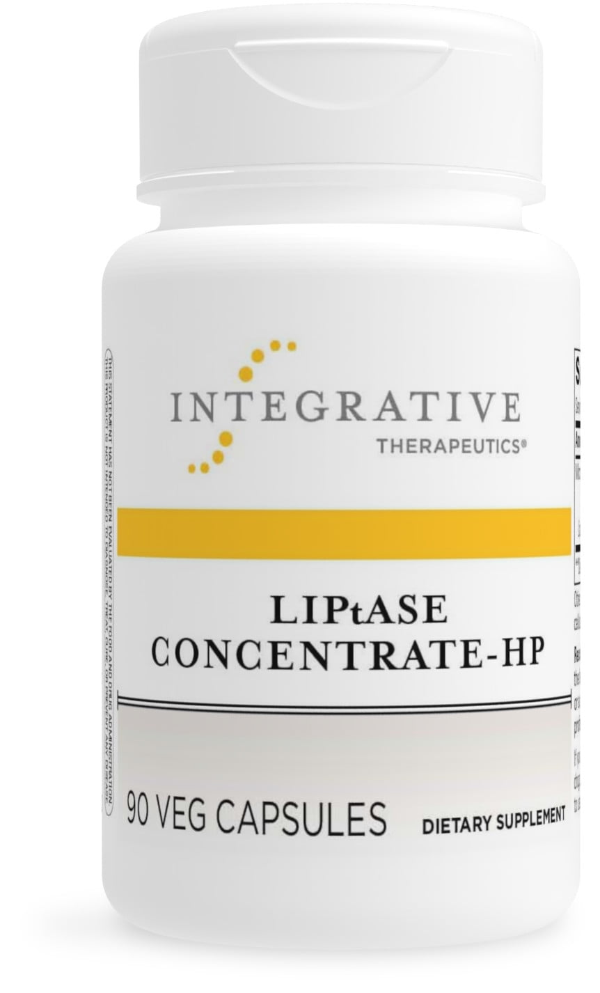 Integrative Therapeutics Lipase Concentrate-HP - Enzyme Supplement for ...