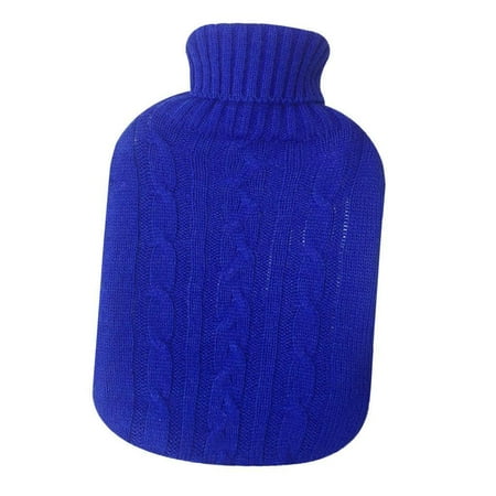Large Winter Knitting Hot Water Bottle Cover Safe Protector Thermal ...
