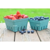 Pint Green Molded Pulp Fiber Berry / Produce Basket - 40 Pieces ...